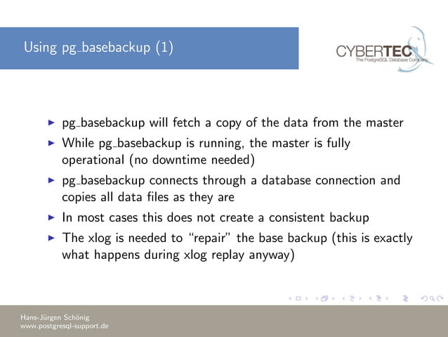PostgreSQL Replication Tutorial | PPT