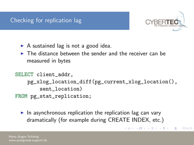 PostgreSQL Replication Tutorial | PPT