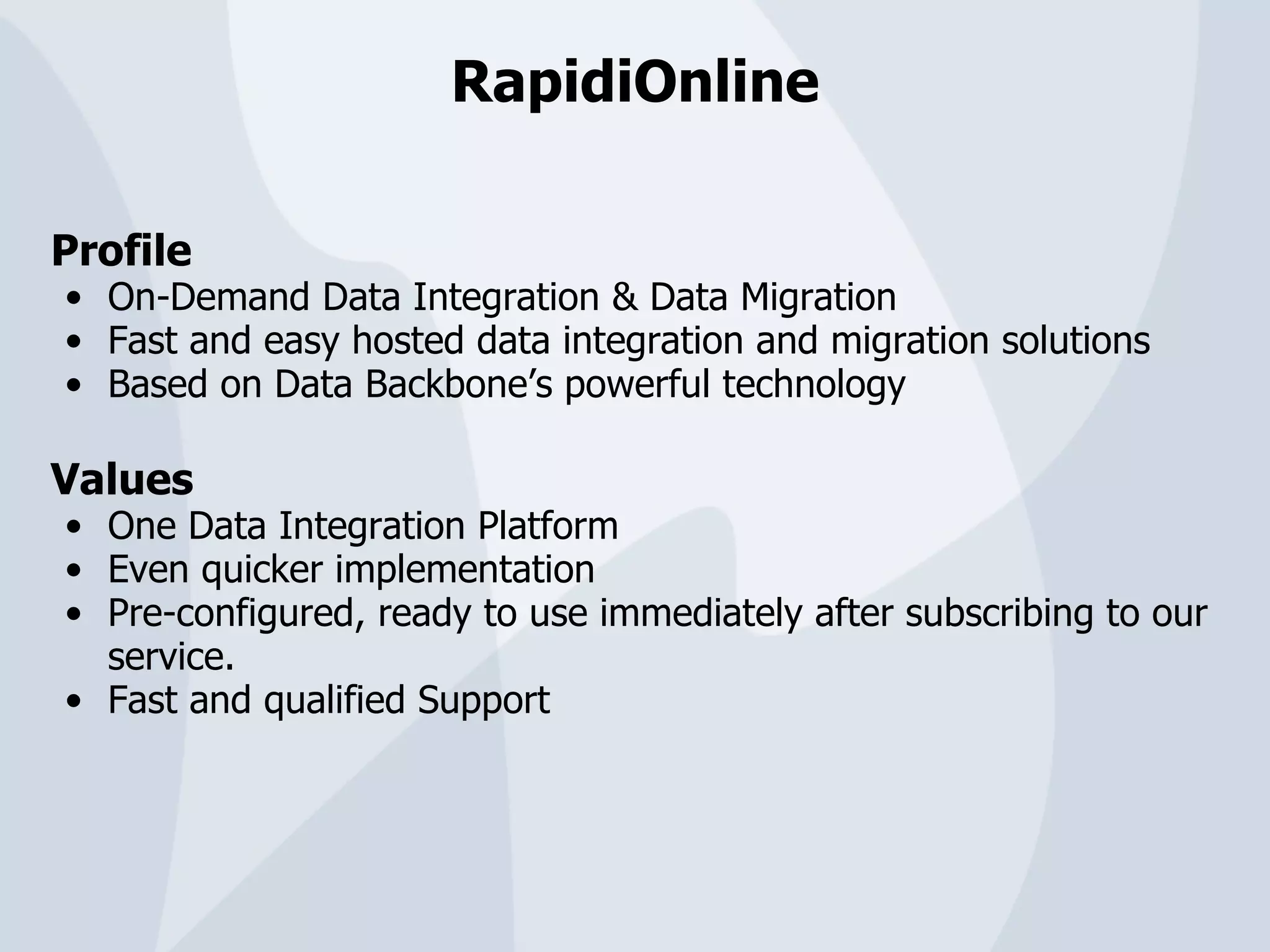 Replicator 4 22 - Technical presentation | PPT | Databases | Computer Software and Applications