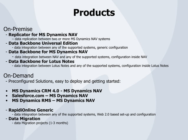 Replicator 4 22 - Technical presentation | PPT | Databases | Computer Software and Applications
