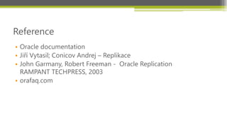 Replikace Oracle | PPT