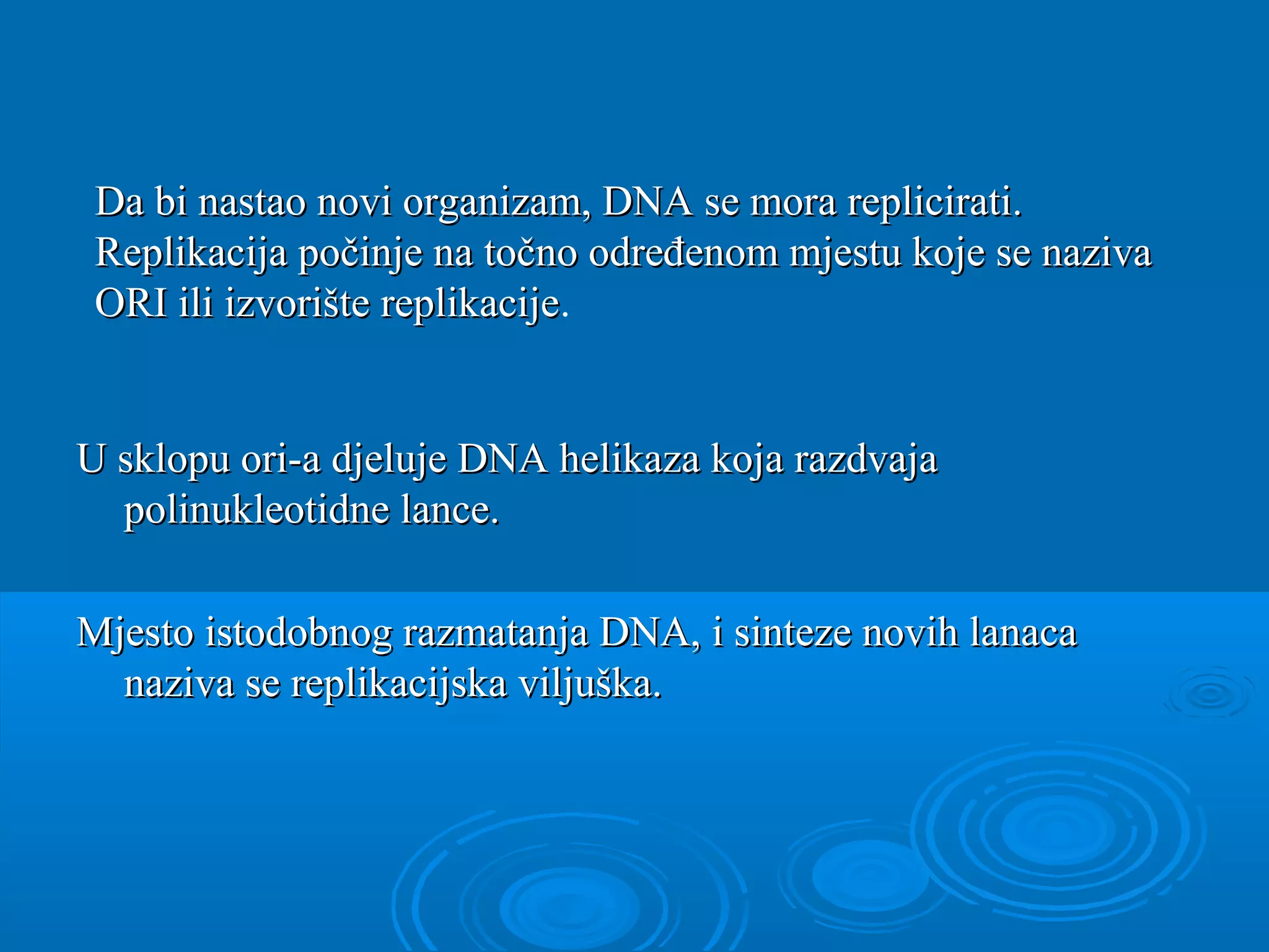 Replikacija DNA | PPT