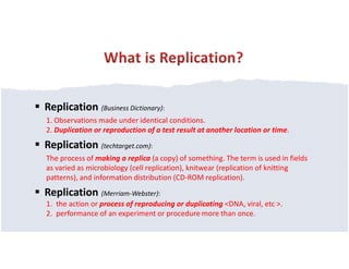 Replikasi: Apa dan Bagaimana Mempercepat Pertumbuhan Inovasi | PDF