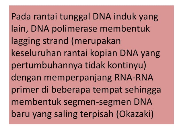 Replikasi dna | PPTX