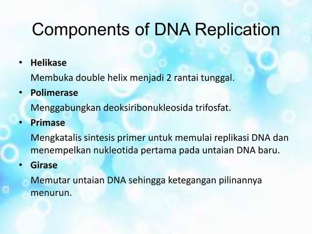 Replikasi DNA | PPT