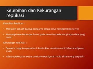 Replikasi (master slave) MySQL | PPTX