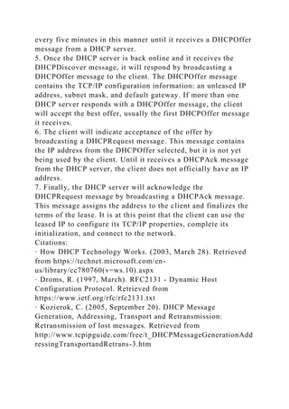 Reply needed 1TCPIP is a networking protocol suite that Micros.docx