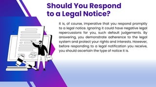 How Can I reply to legal notice - complete guide | PPTX