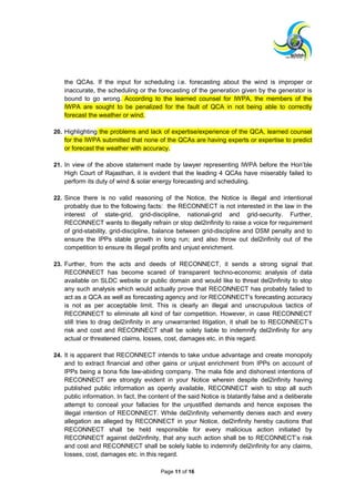 Reply to reconnect's defamation notice - One can love it or hate it ...