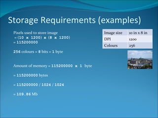 Representation of Bitmapped Graphics | PPT