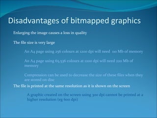 Representation of Bitmapped Graphics | PPT