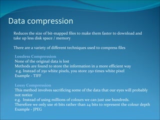 Representation of Bitmapped Graphics | PPT
