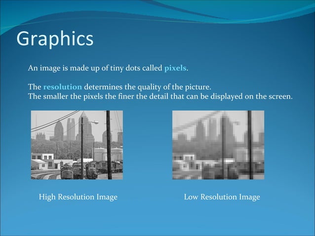 Representation of Bitmapped Graphics | PPT