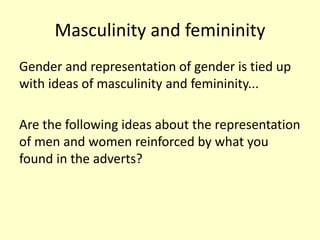 Representations: Gender | PPT
