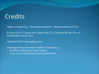 Representation of Text | PPT