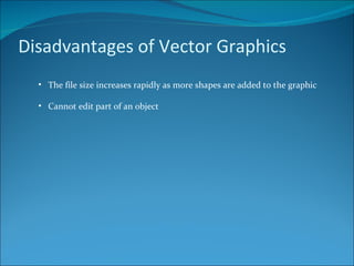 Representation of Vector Graphics | PPT