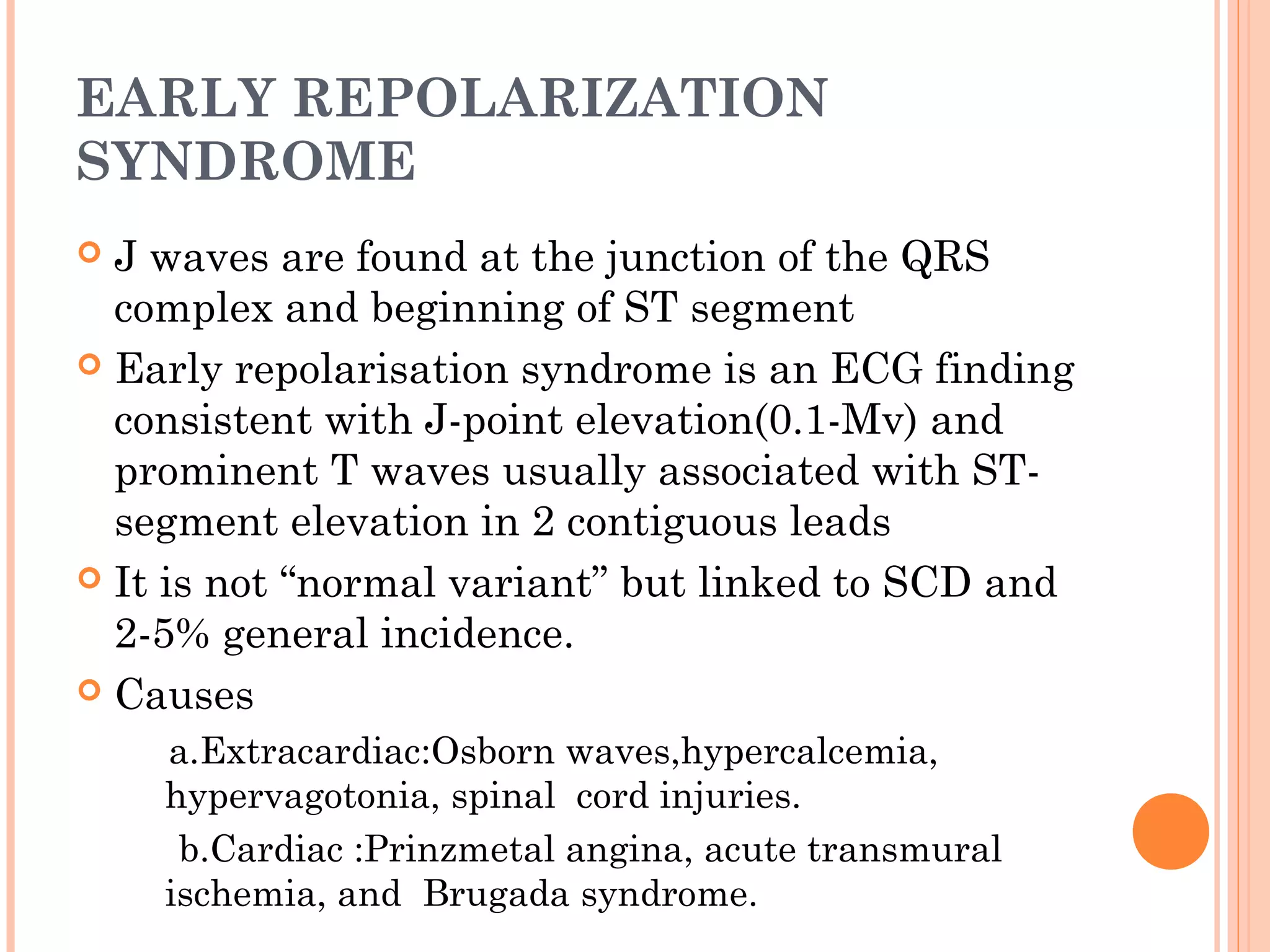 Repolarization syndromes | PPT