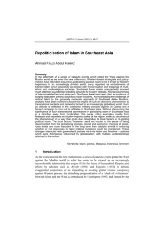 Repoliticisation Islam | PDF