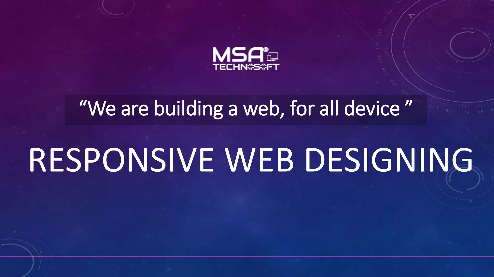 Responsive Web Design | Website Designing | PPT