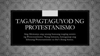Repormasyon, Dahilan, Mga Protestante at Kontra Repormasyon | PPTX