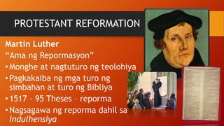 Repormasyon at Kontra Repormasyon | PPTX