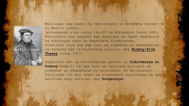 Repormasyon at kontra repormasyon. | PPTX