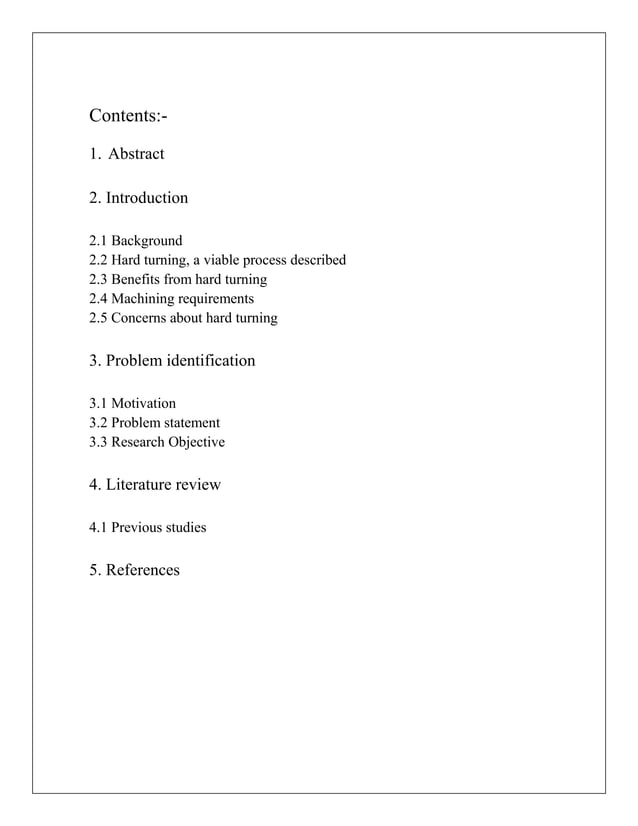 HARD TURNING....Draft Copy | PDF