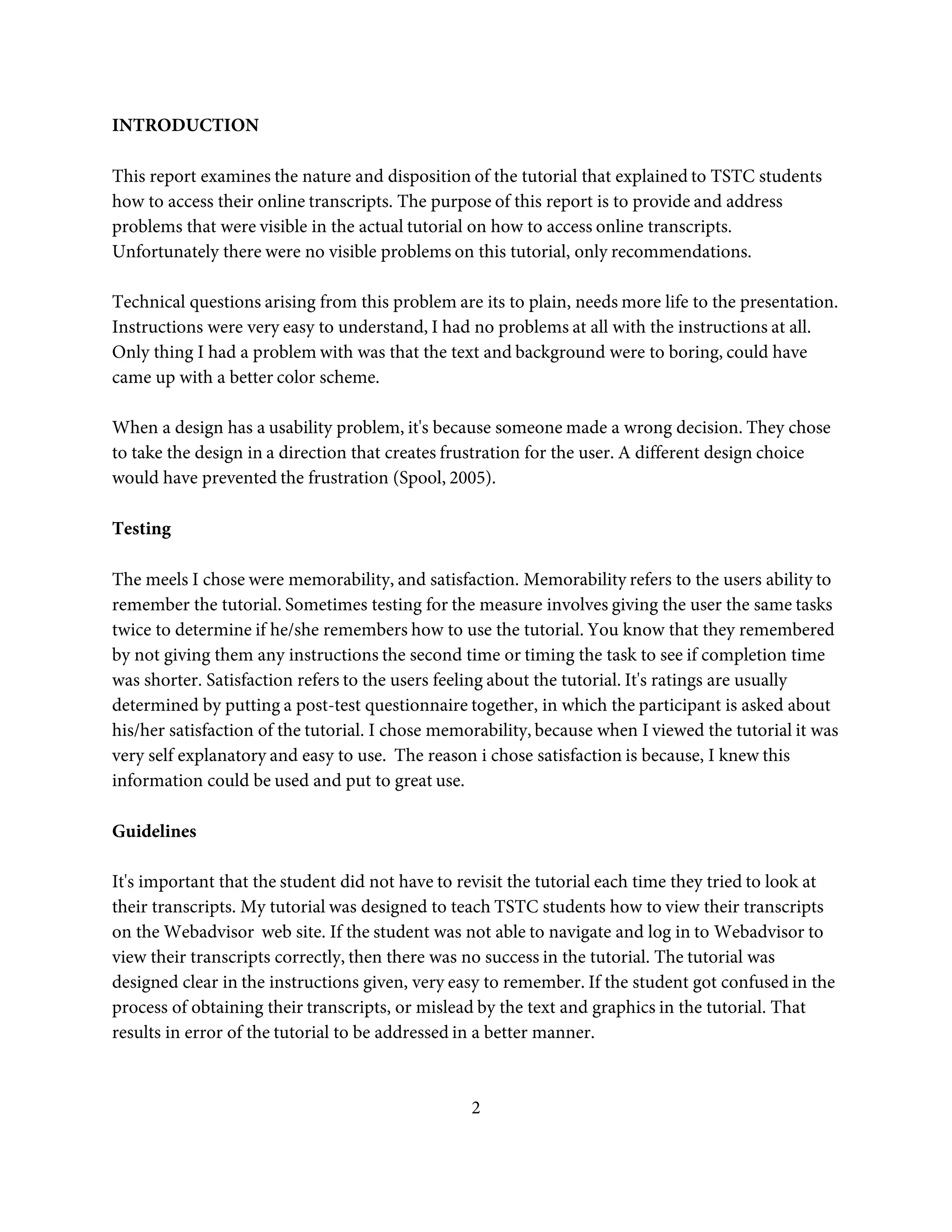 Recommendation Report | PDF