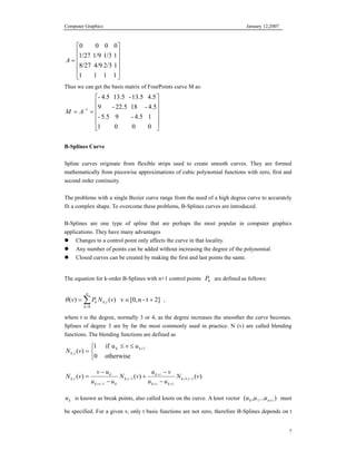 3D Curve Project | PDF | 3-D Graphics | Computer Software and Applications