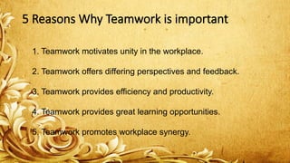 Effective Conflict resolution and teamwork skills | PPTX