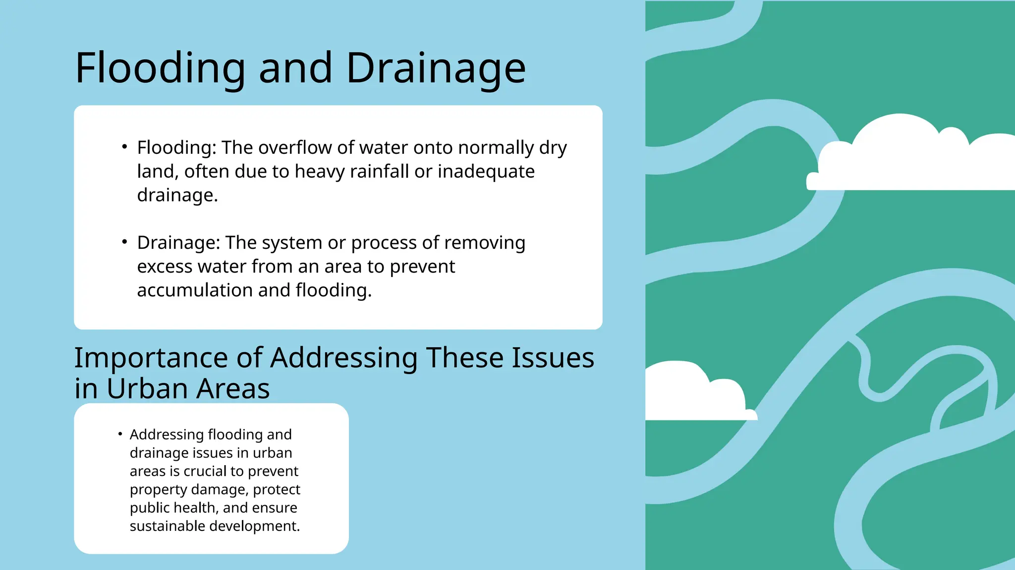 Flooding Drainage for Utilities 2 Design | PPT