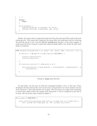 A graphic library and an application for simple curve manipolation | PDF