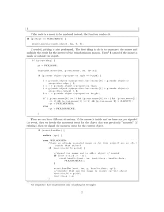 A graphic library and an application for simple curve manipolation | PDF