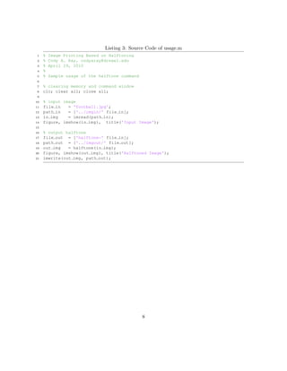Image Printing Based on Halftoning | PDF | Photo Editing Software | Computer Software and ...