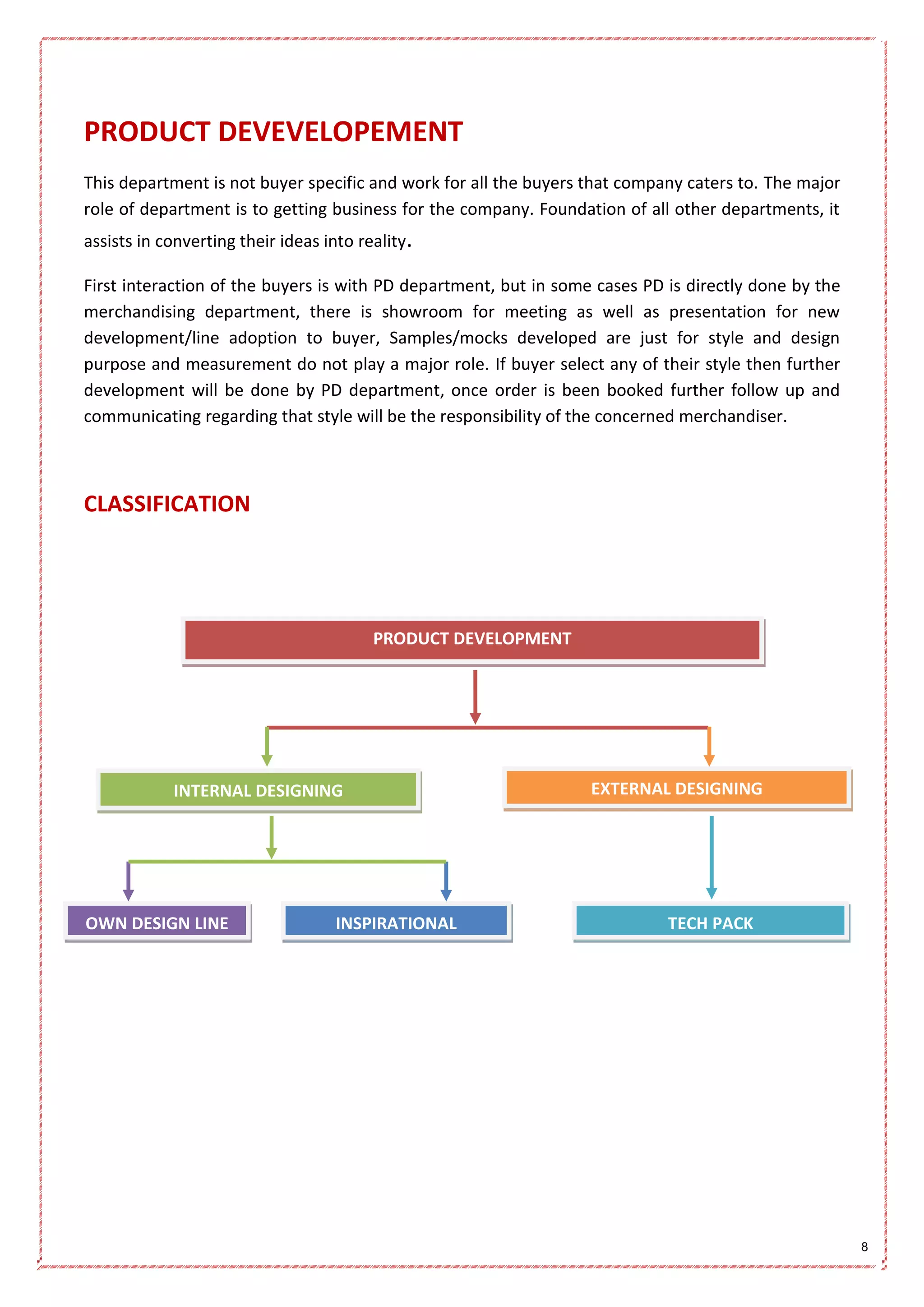 Modelama Exports - Apparel Manufacturing Internship Report | PDF