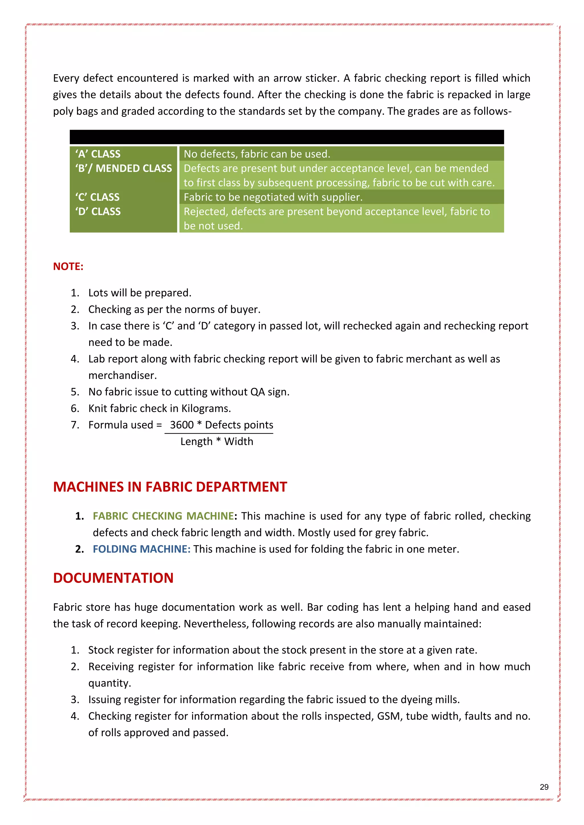 Modelama Exports - Apparel Manufacturing Internship Report | PDF