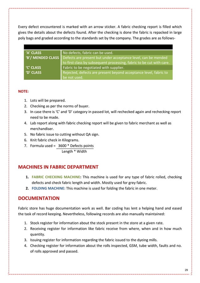 Modelama Exports - Apparel Manufacturing Internship Report | PDF