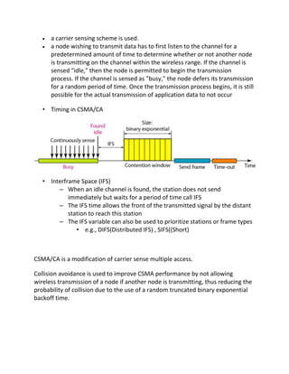 seminar report on multiple access control protocol submitted by munesh | DOCX