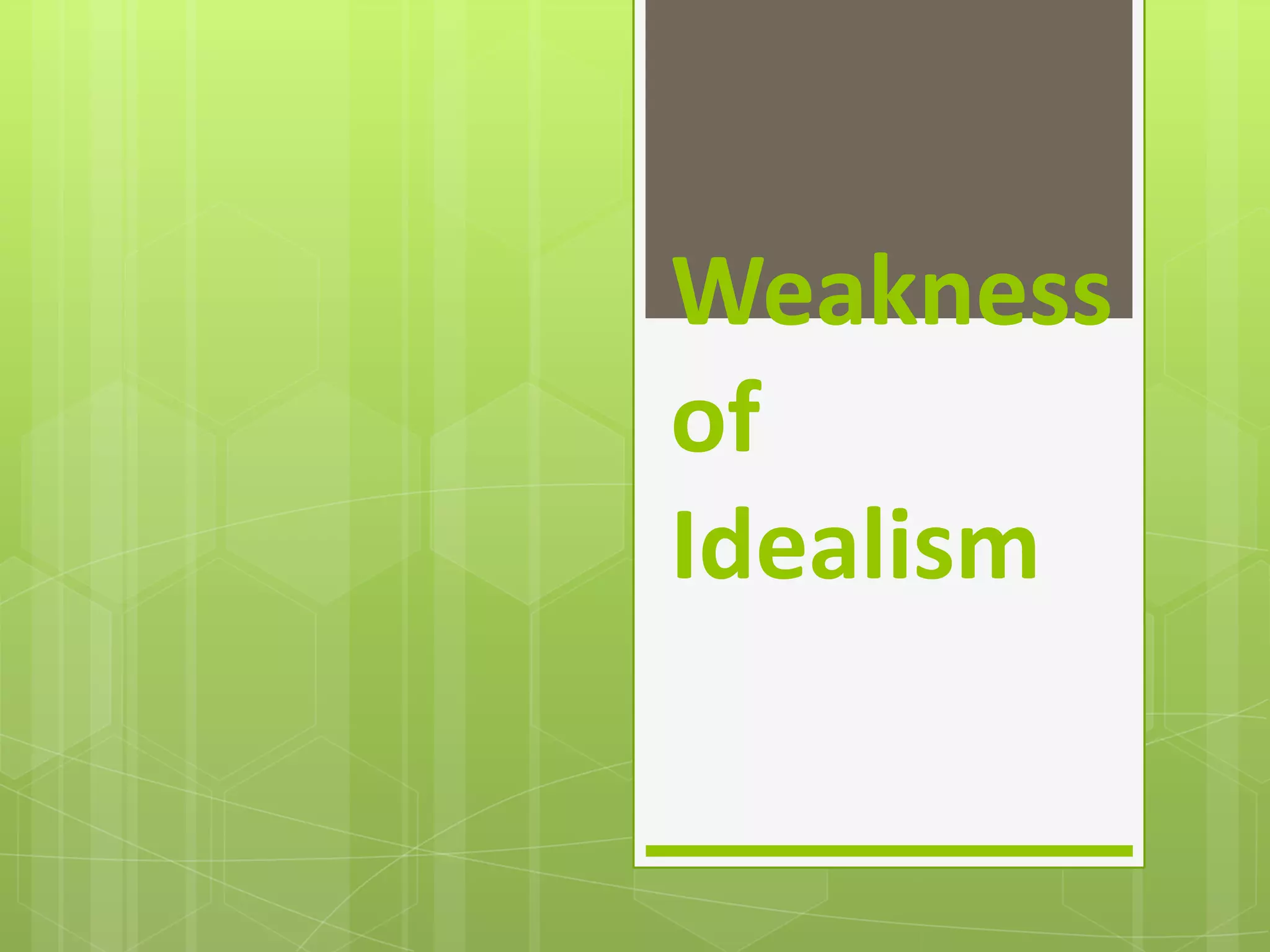 Idealism | PPTX