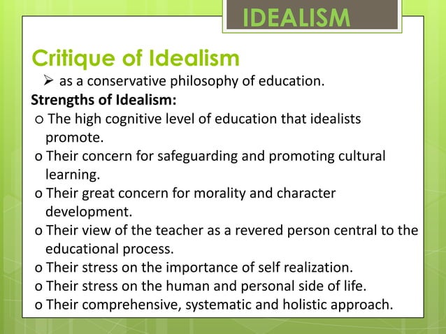 Idealism | PPTX