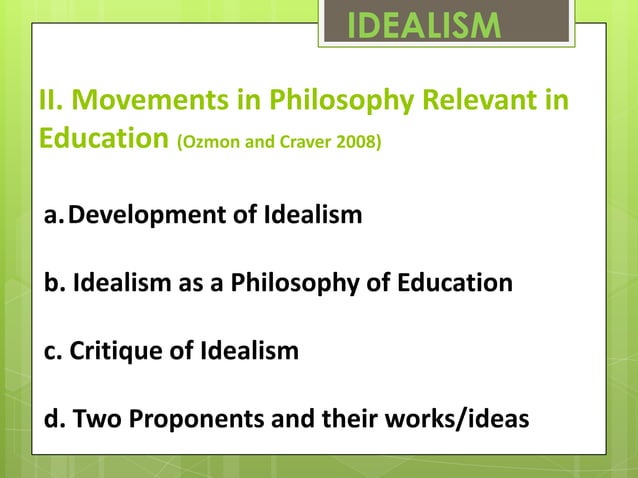 Idealism | PPTX