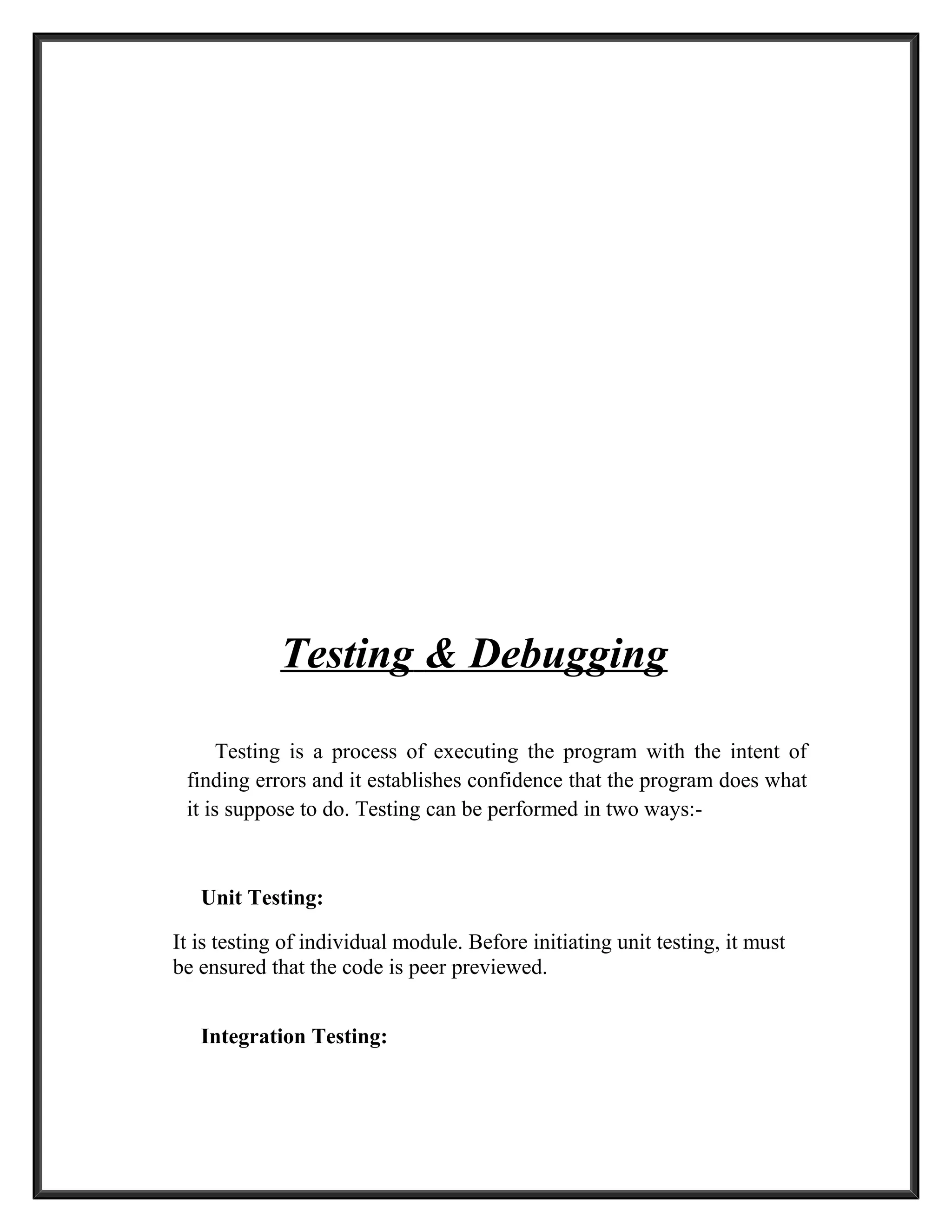 SYNOPSIS ON BANK MANAGEMENT SYSTEM | DOC