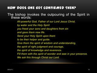 Confirmation ppt report | PPTX