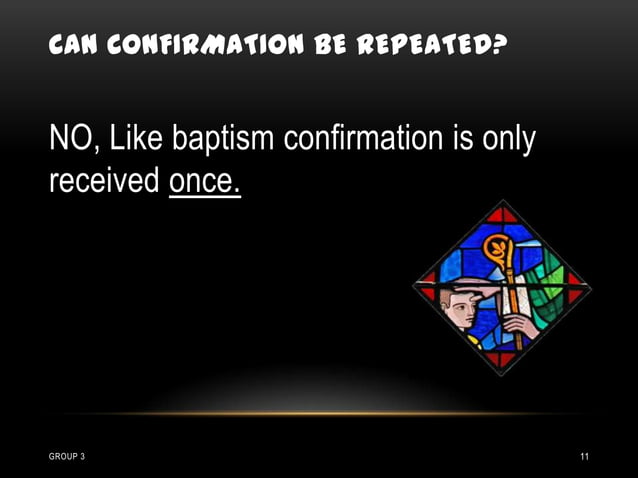 Confirmation ppt report | PPT