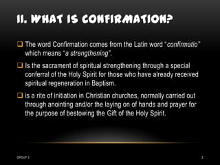 Confirmation ppt report | PPTX