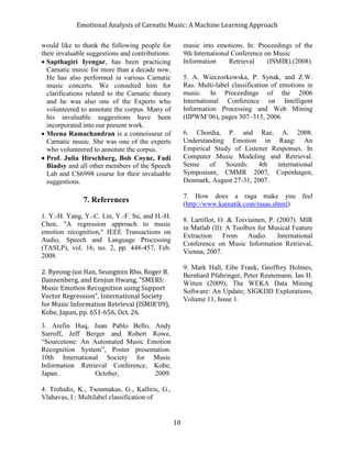 Emotion Recognition in Classical Music | PDF