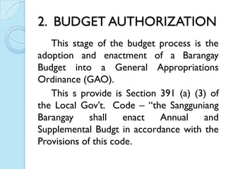 Overview in Barangay Budgeting | PPTX