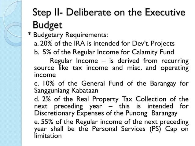 Overview in Barangay Budgeting | PPTX