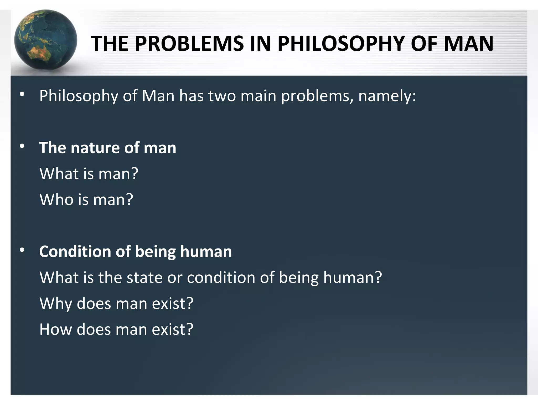 Understanding Human's Existence and the Valuing Process | PPT