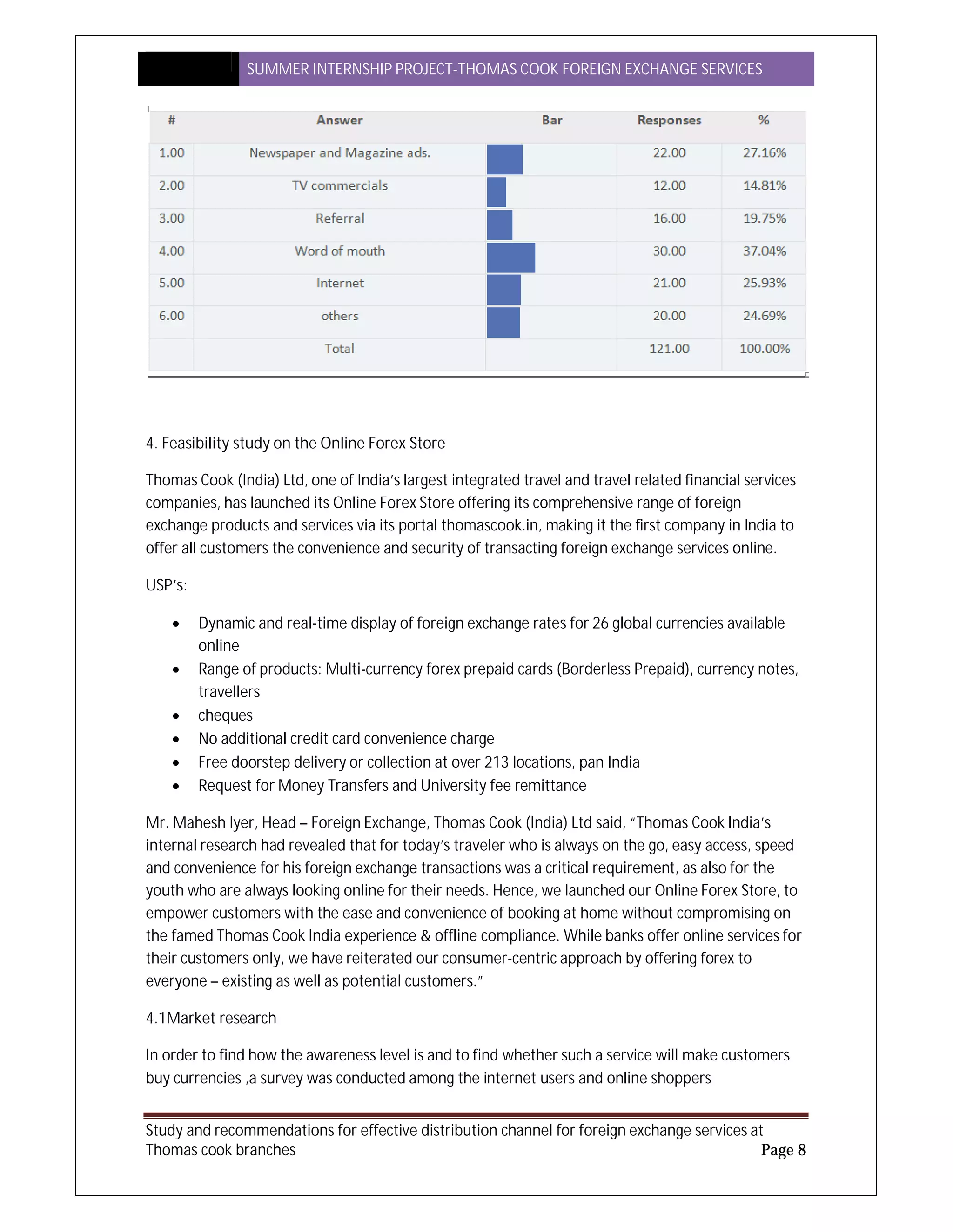 Thomas Cook Project | PDF